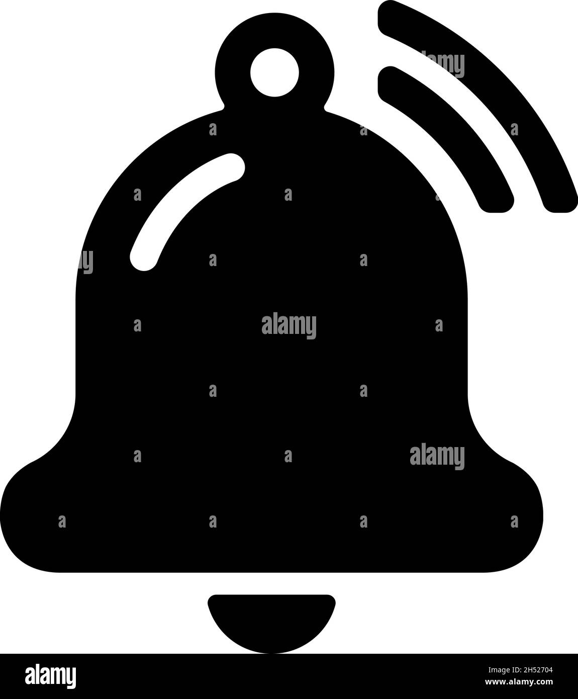 Bell, alert vector icon illustration Stock Vector Image & Art - Alamy