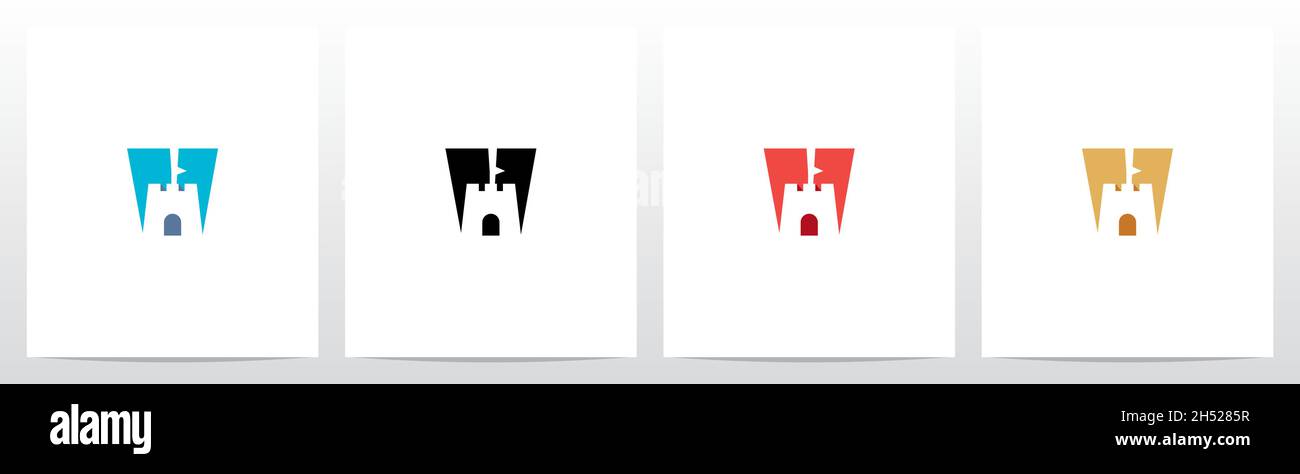 Castle v Stock Vector Images - Alamy