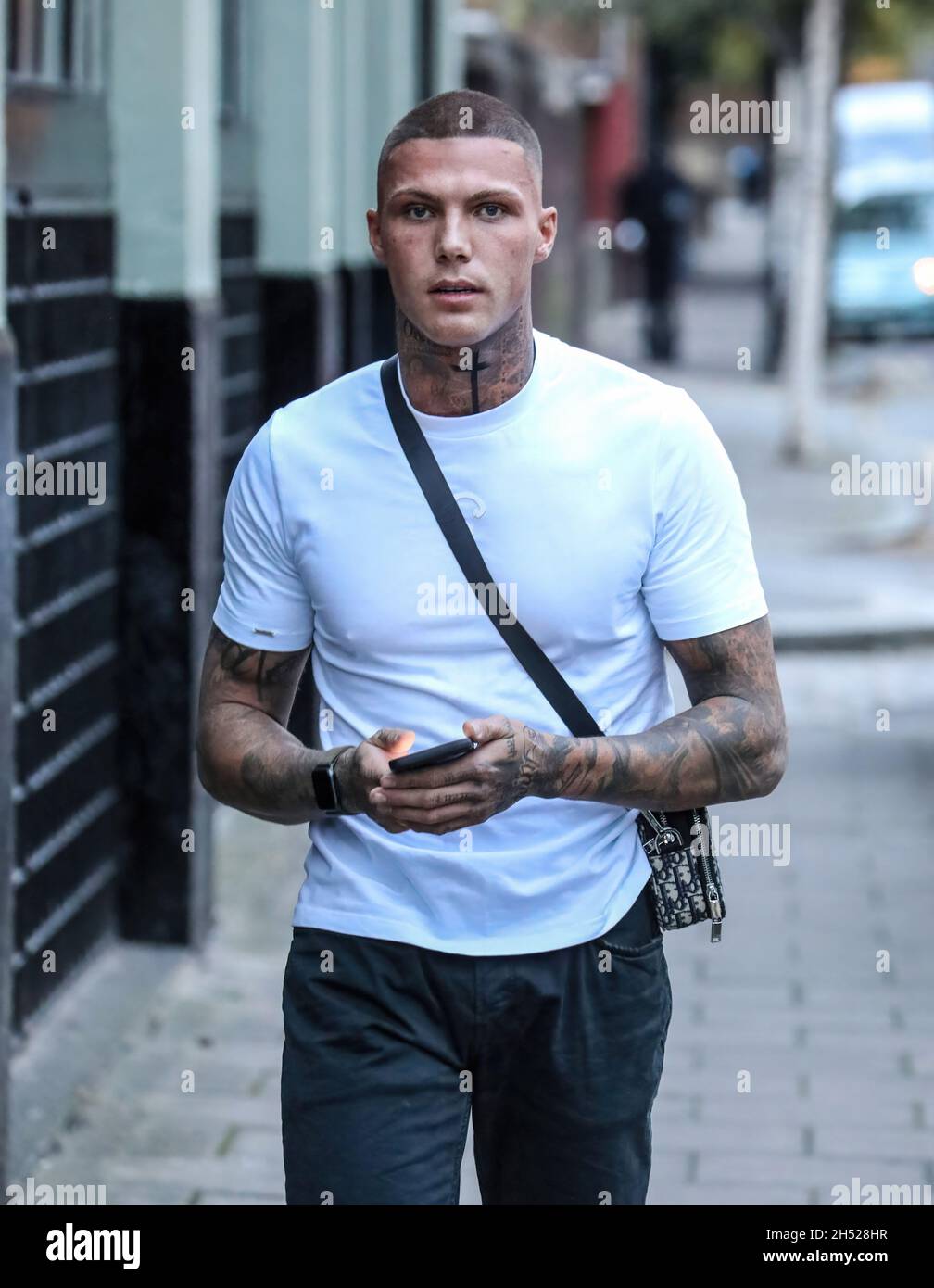Danny Bibby arrives at an All Star Entertainment photoshoot in London ...