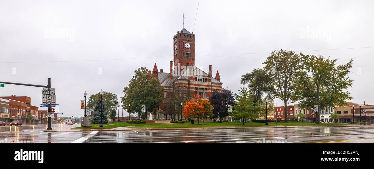 Bryan, Ohio, USA - October 24, 2021: The Historic Williams County ...