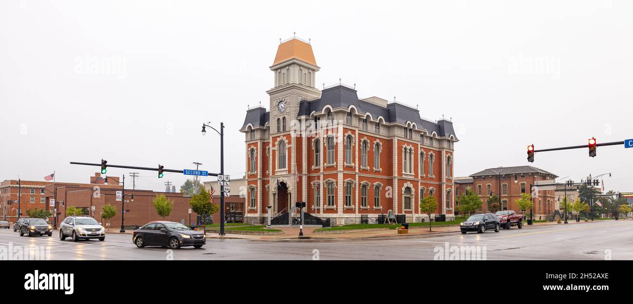 Defiance, Ohio, USA - October 24, 2021: The Historic Defiance County ...