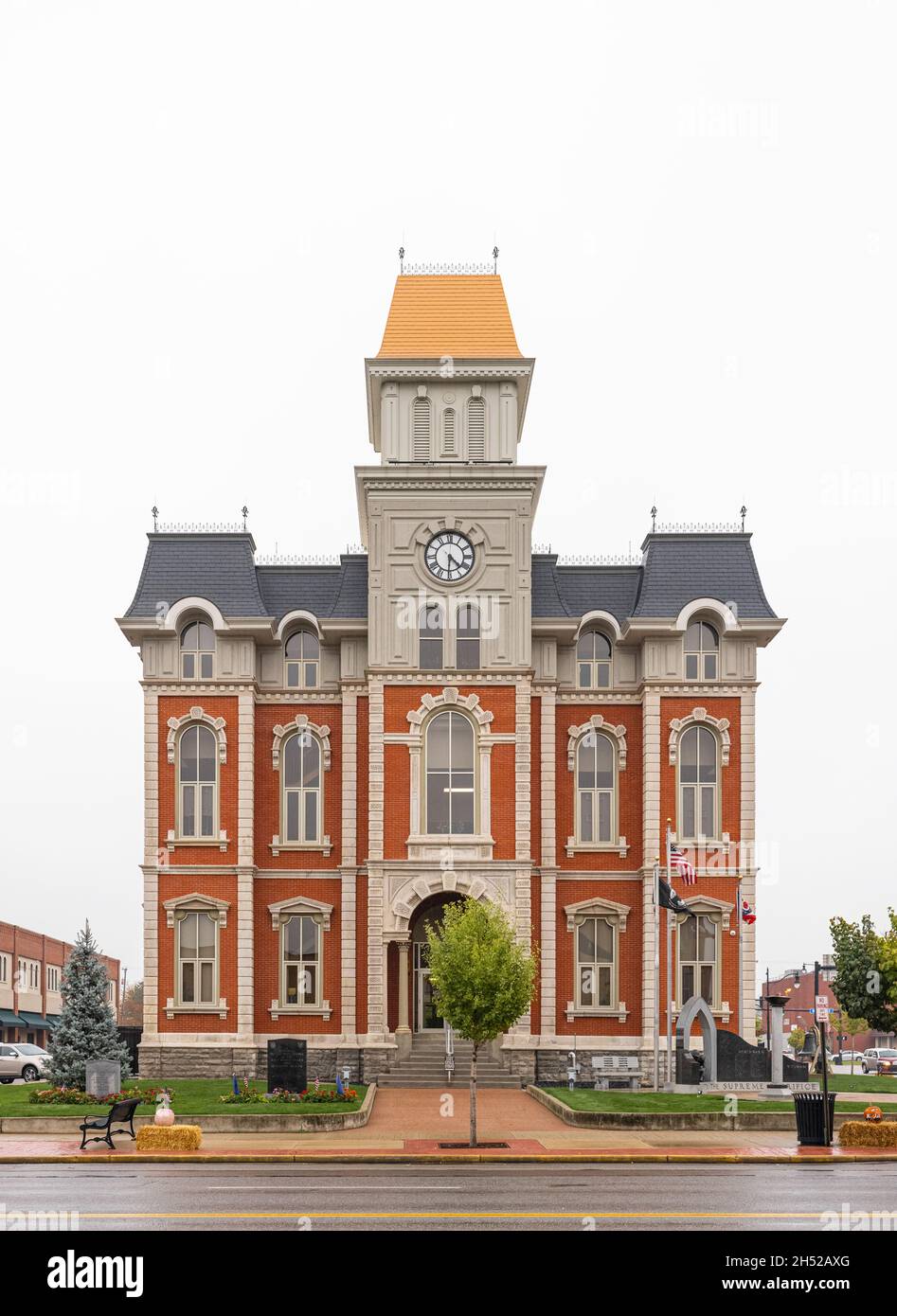 Defiance, Ohio, USA - October 24, 2021: The Historic Defiance County ...