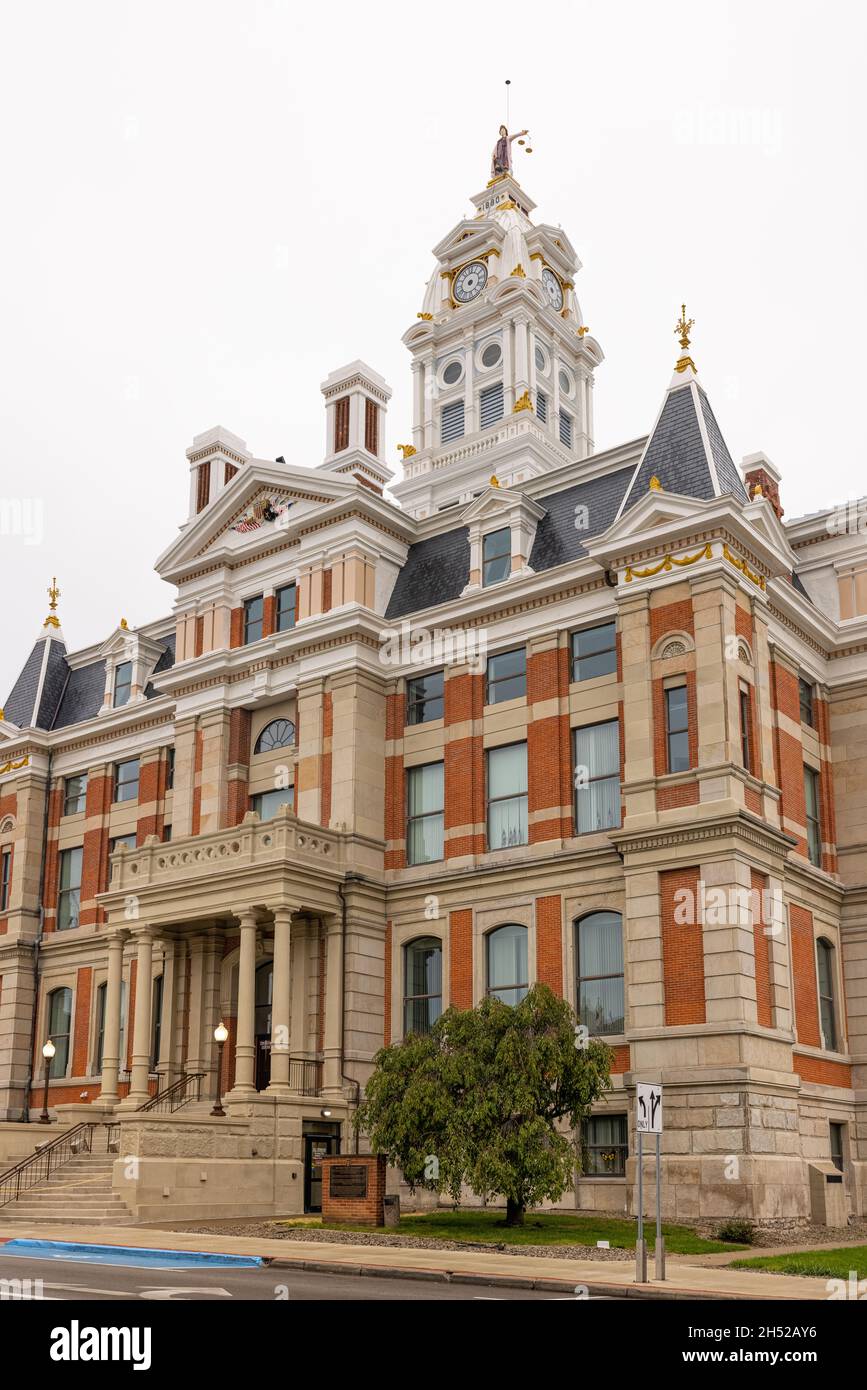 Napoleon, Ohio, USA - October 24, 2021: The historic Henry County ...