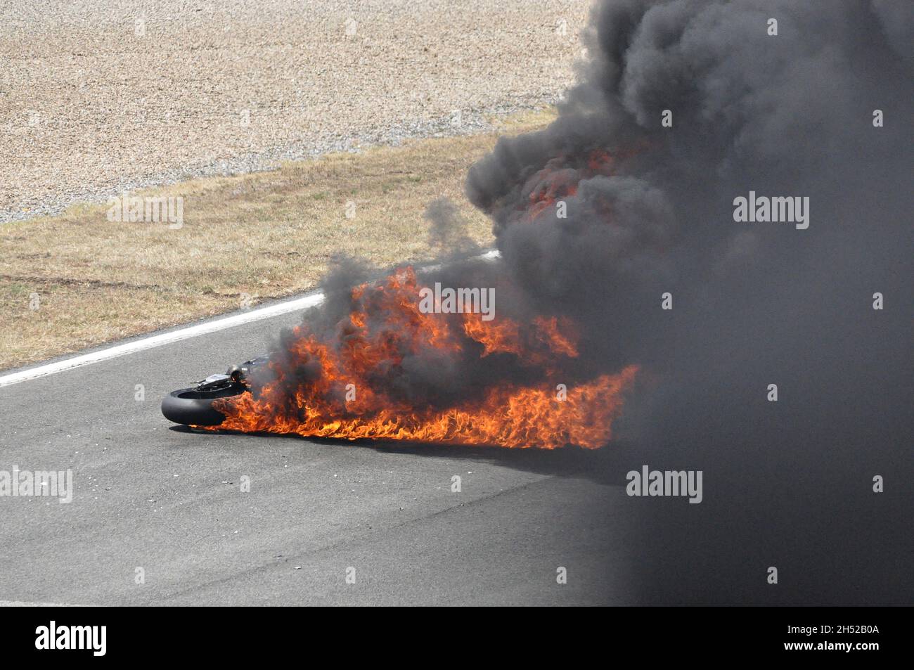 Motorcycle accident spain hi-res stock photography and images - Alamy