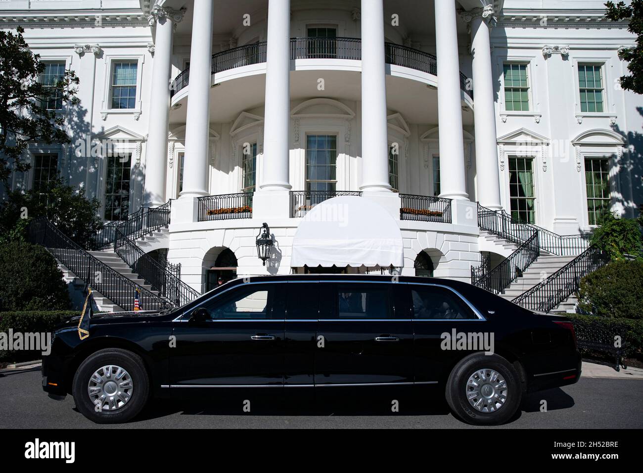 Washington DC, USA. 05th Nov, 2021. The presidential limousine, known ...