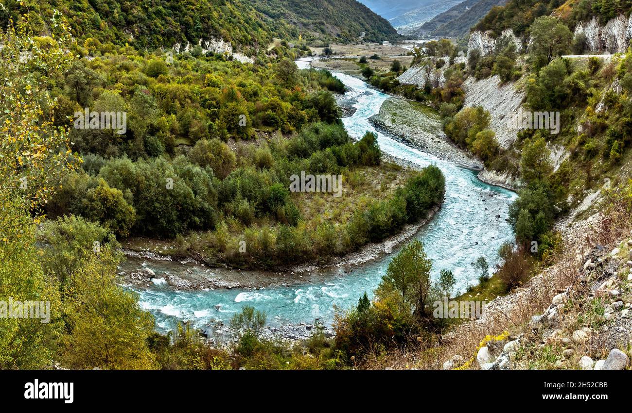 White Aragvi River, Georgia Stock Photo - Alamy