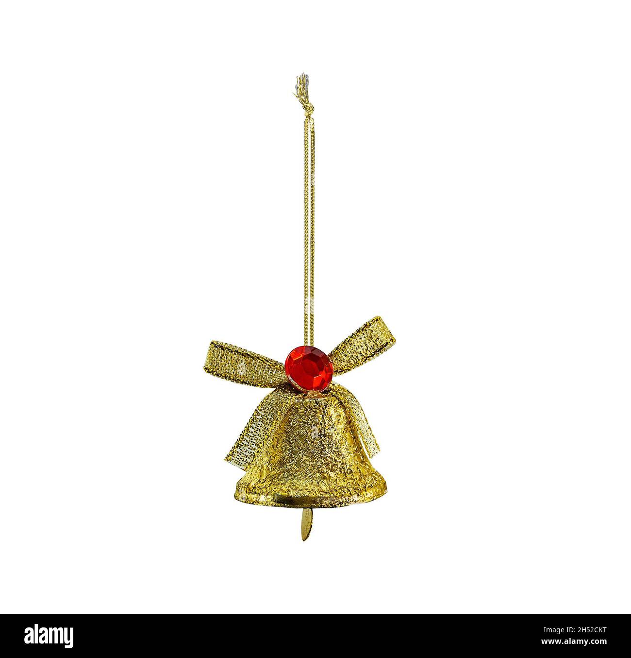 Bell hanging christmas decoration Cut Out Stock Images & Pictures - Alamy