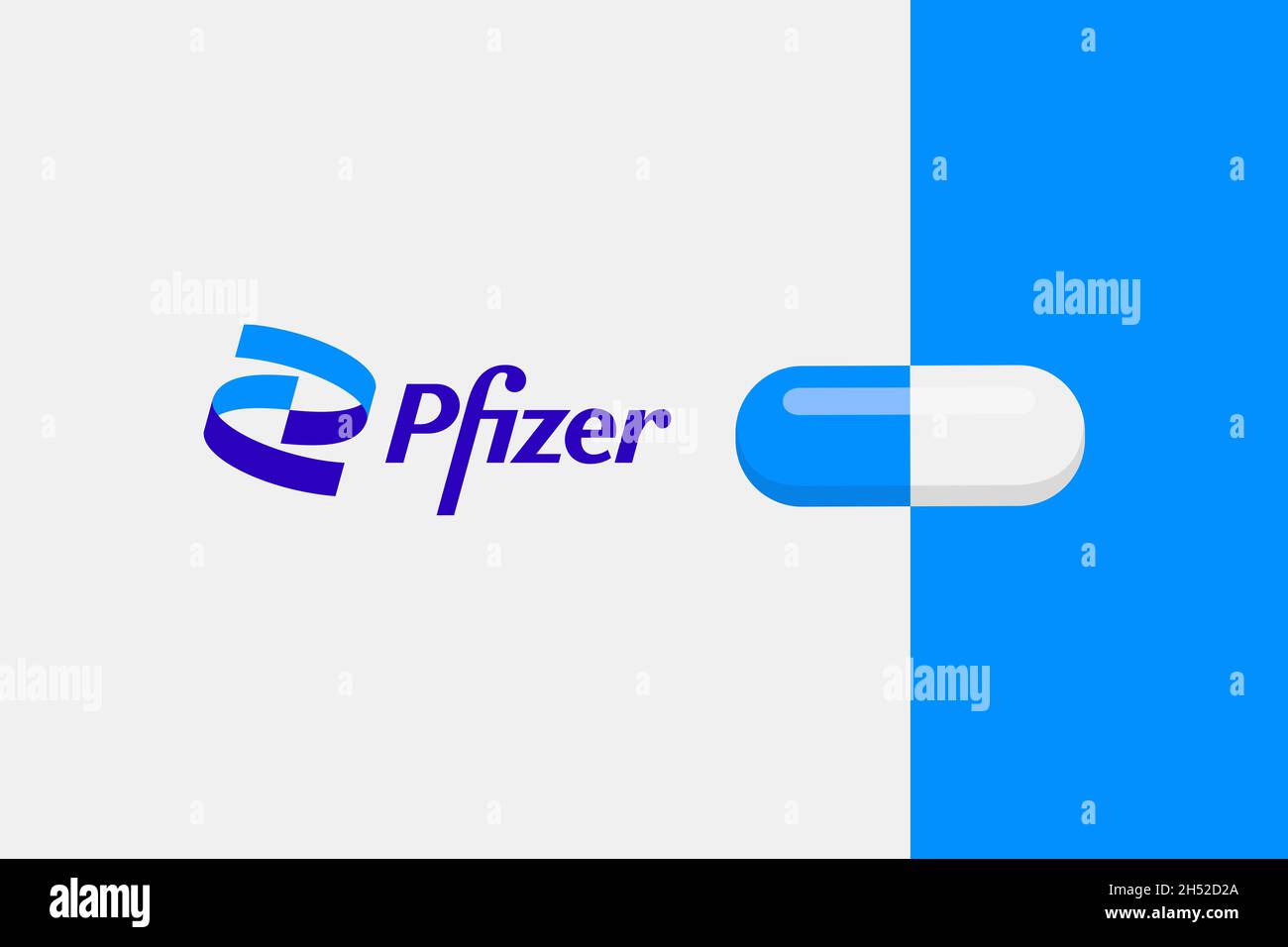 New york, United States. Nov 5, 2021: Pfizer pill against Covid 19 ...