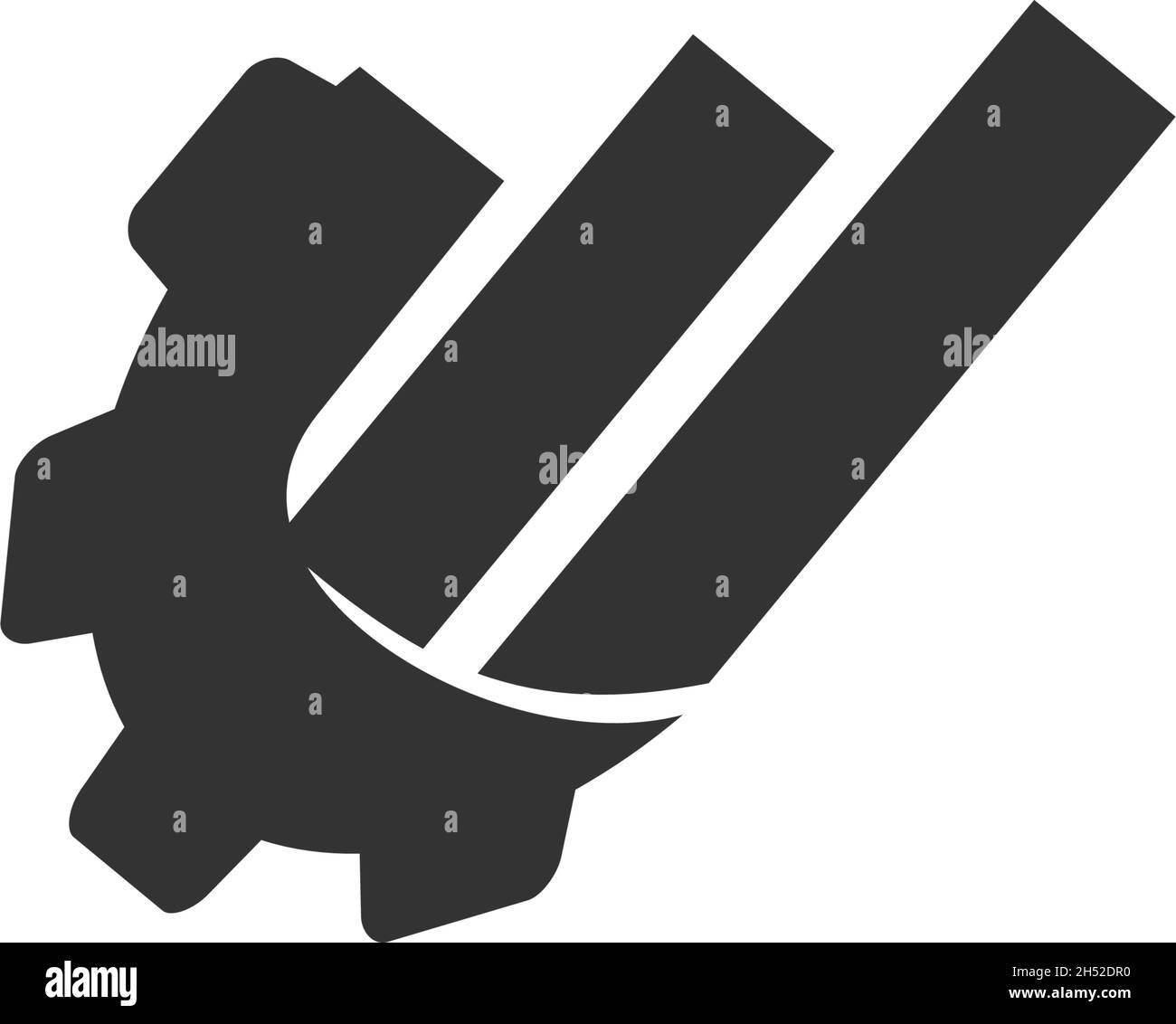 Business Gear Graph Bar Finance service Illustration Template Stock ...