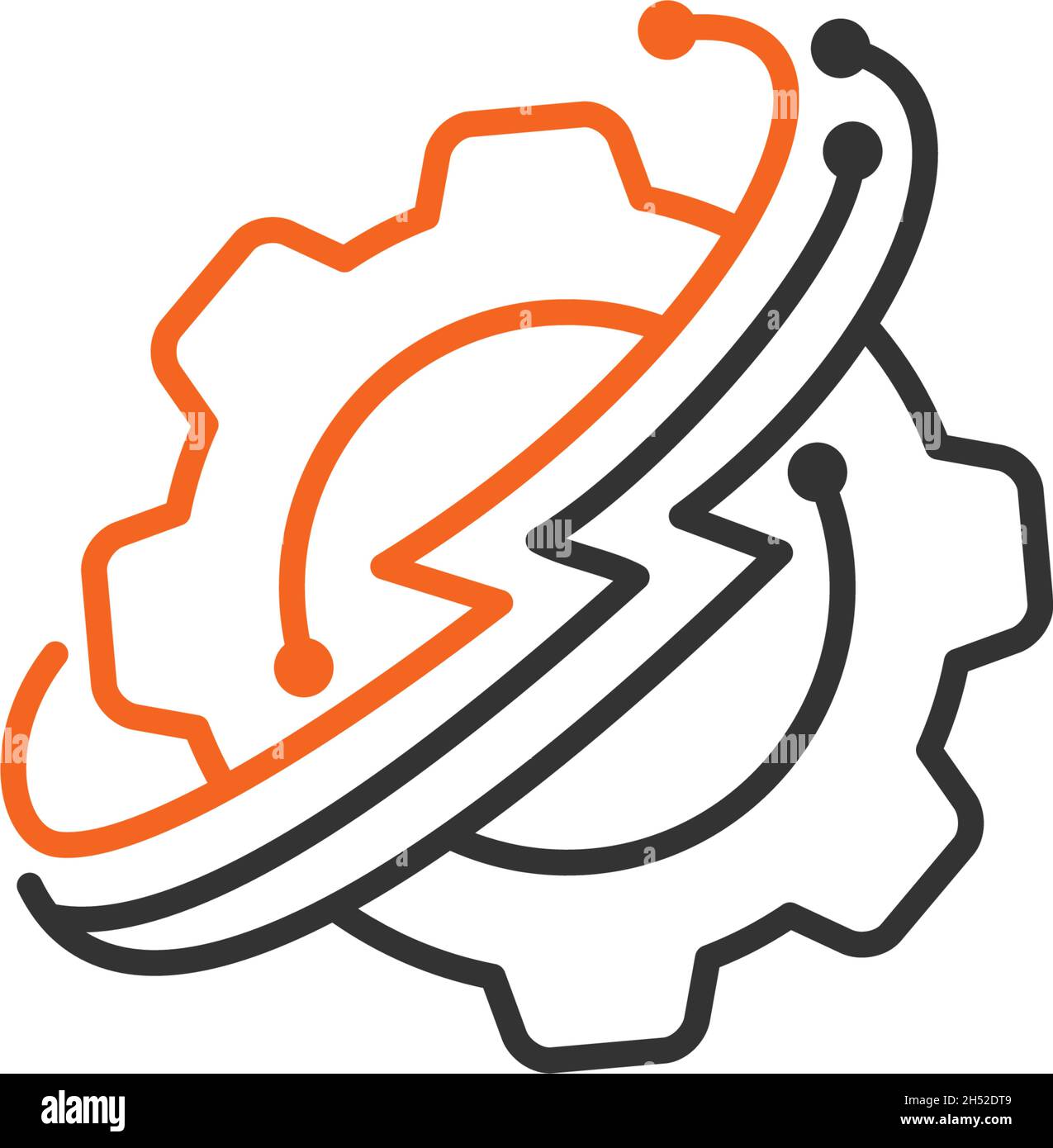 Electronic Engineering Icon Linear Illustration template Isolated Stock ...