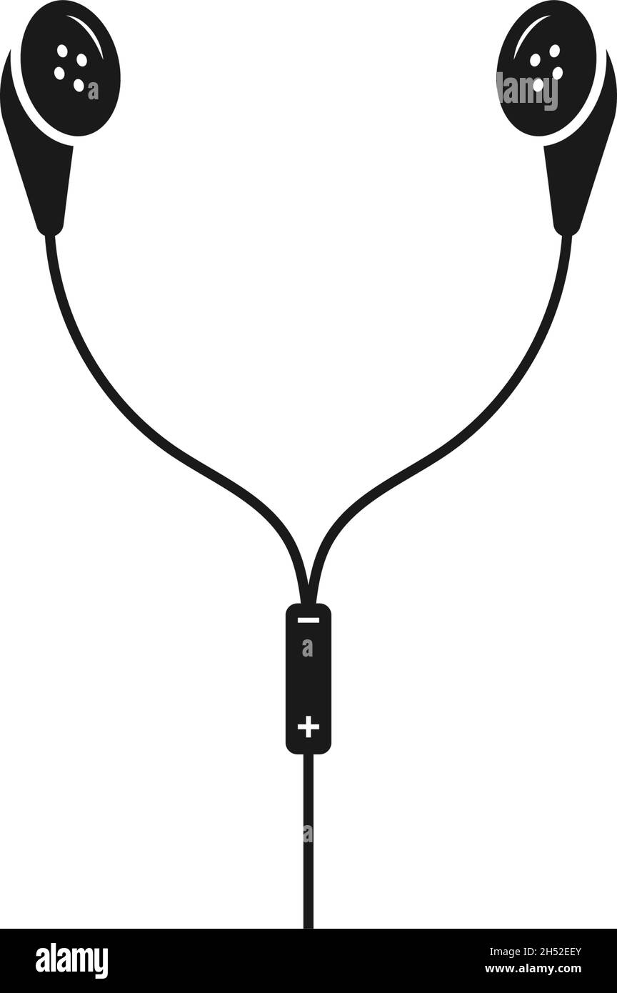 Earbuds vector hi-res stock photography and images - Alamy