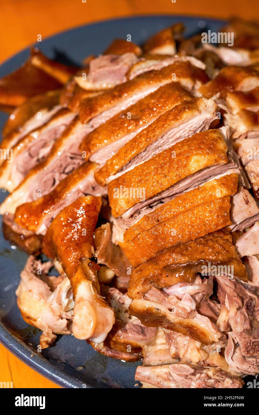 A delicious Chinese dish, marinated duck in sauce Stock Photo - Alamy