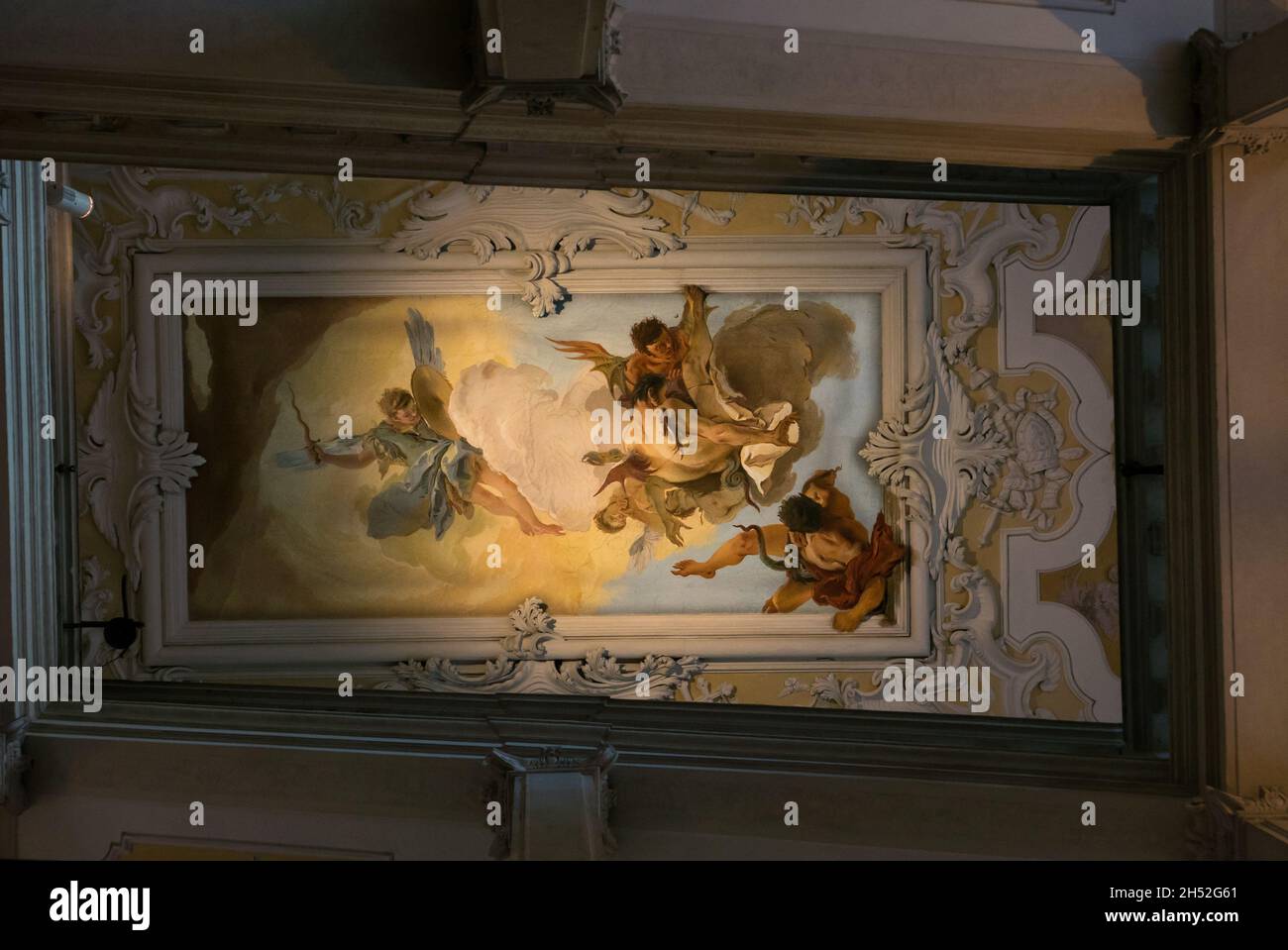 Udine, Italy - "Saint Michael the Archangel drives the rebellious ...