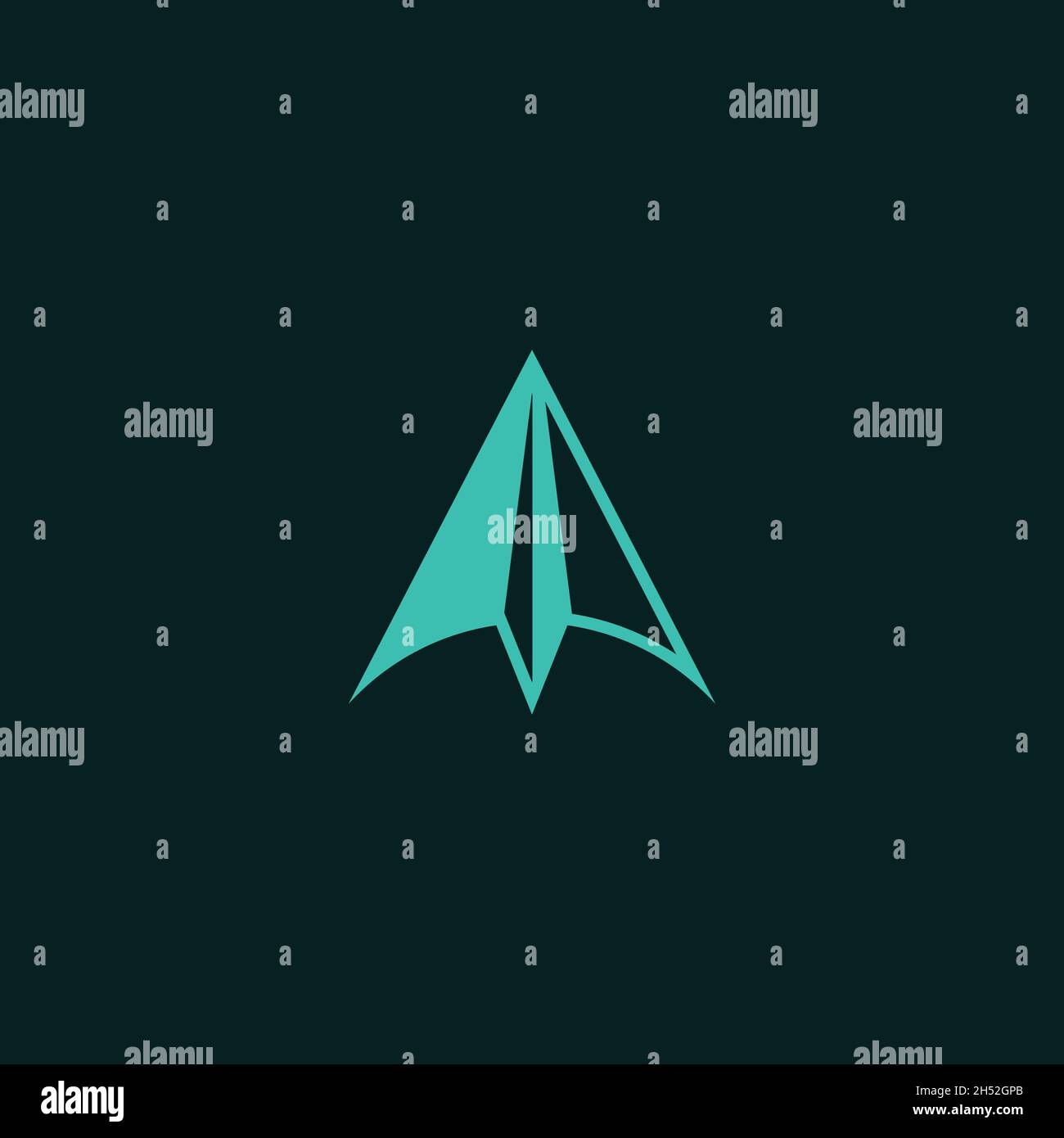 simple and abstract modern paper airplane logo. great for any company ...