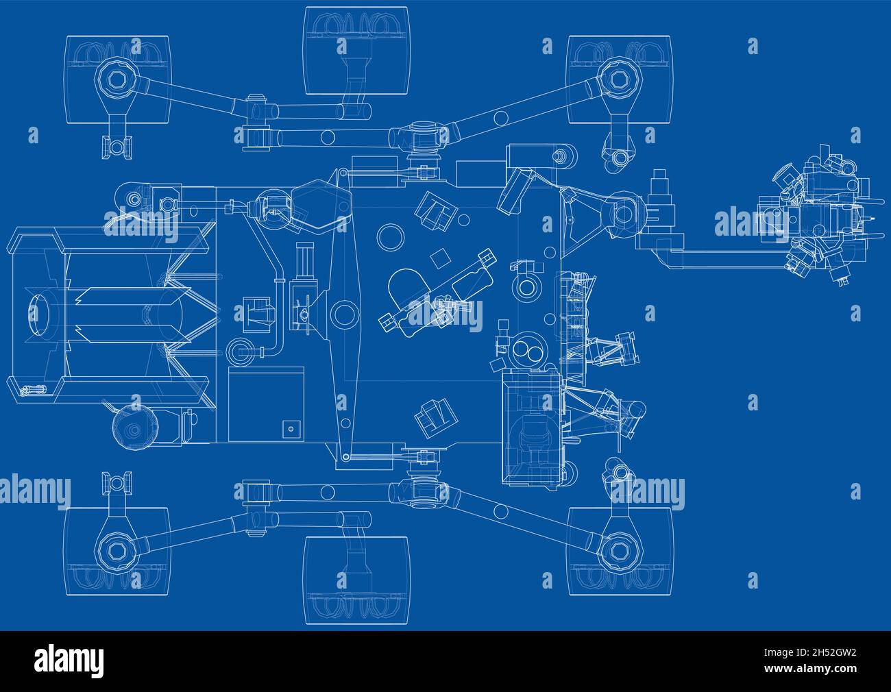 Mars exploration rover spirit Stock Vector Images - Alamy