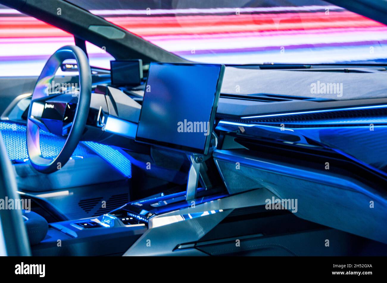 Preview unveiling of the new HiPhi Z in Shanghai, China. A luxury EV ...