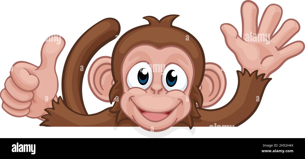 Monkey Thumb Stock Vector Images - Alamy