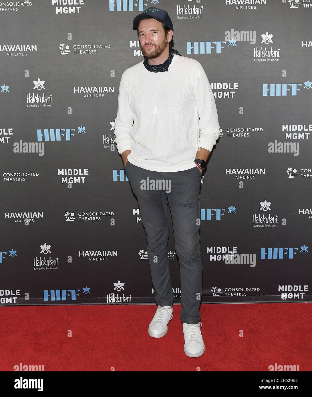 Film Director Brett Wagner arrives at the 41st Hawai'i International ...