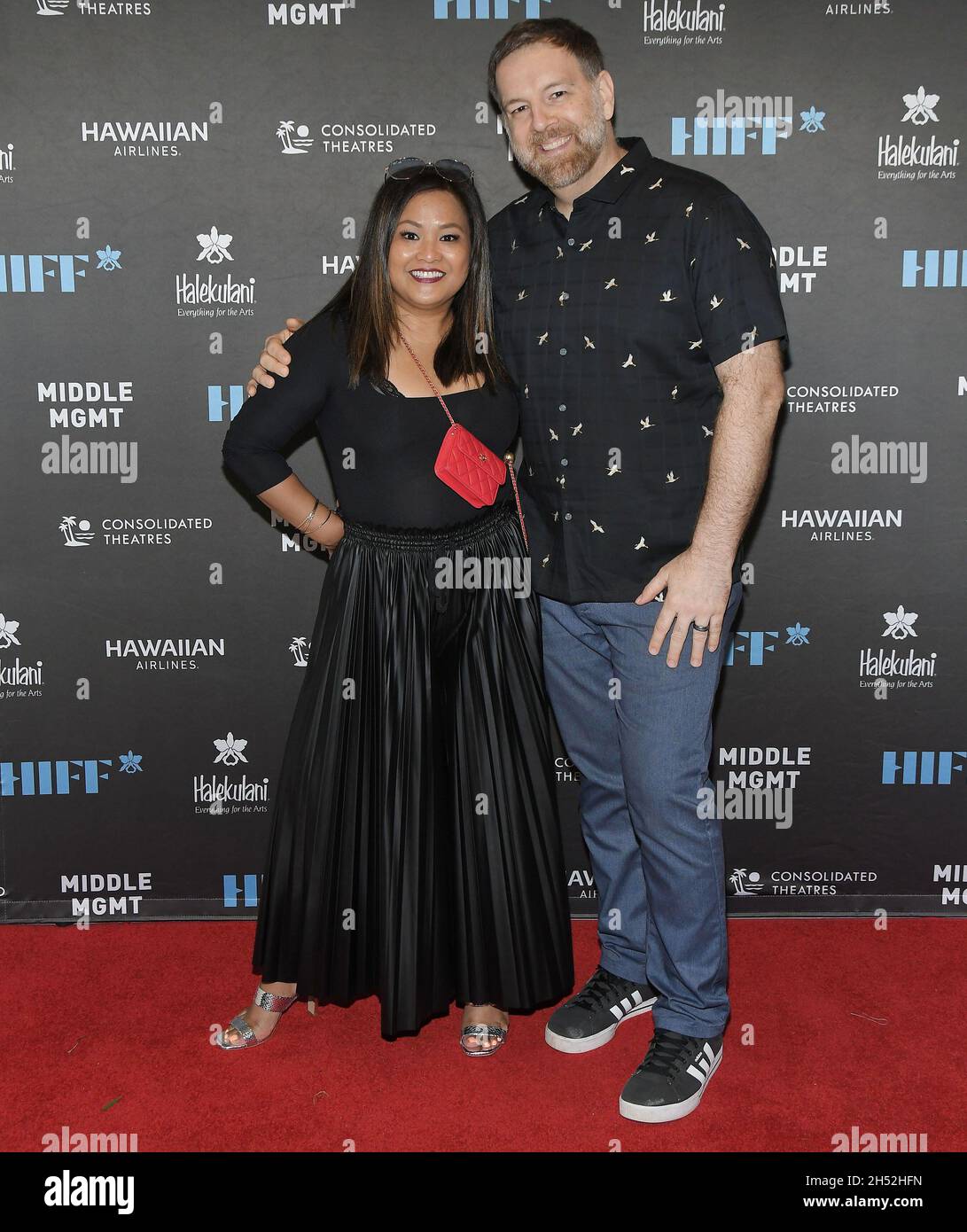 Actress Kimee Balmilero and Husband John Leblanc arrives at the 41st ...