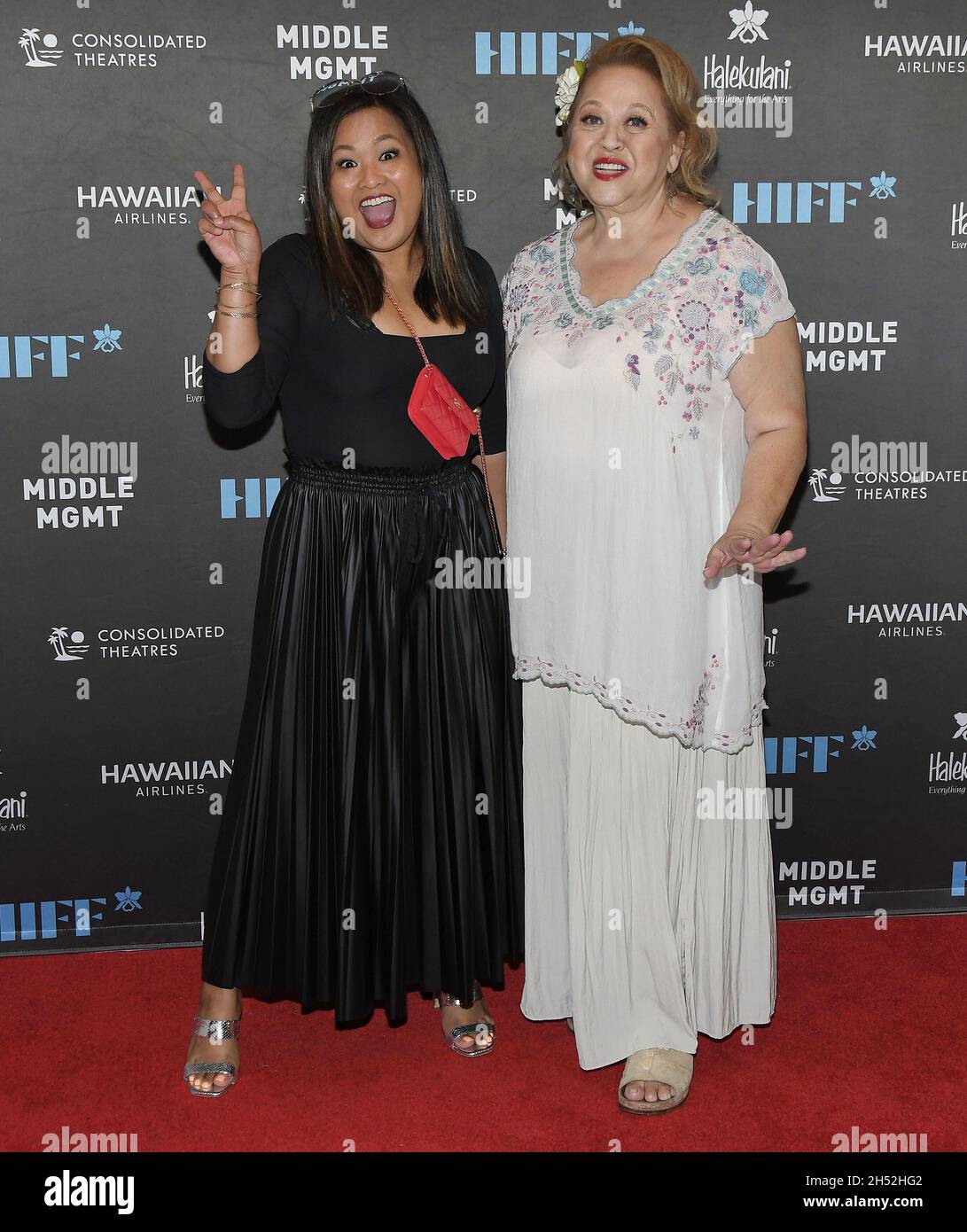 (L-R) Kimee Balmilero and Amy Hill at the 41st Hawai'i International ...