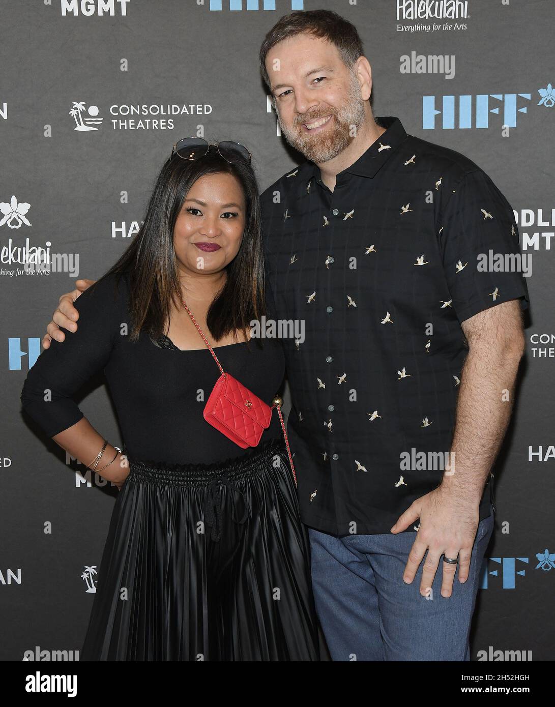 Actress Kimee Balmilero and Husband John Leblanc arrives at the 41st ...