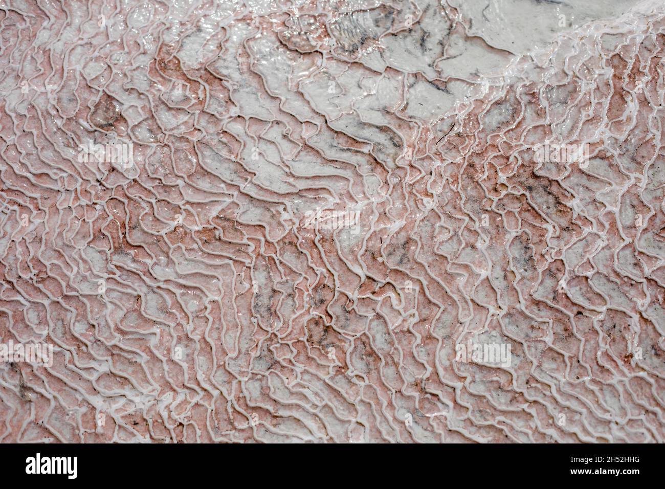 Image of the travertin terraces in Pamukkale, Turkey Stock Photo - Alamy