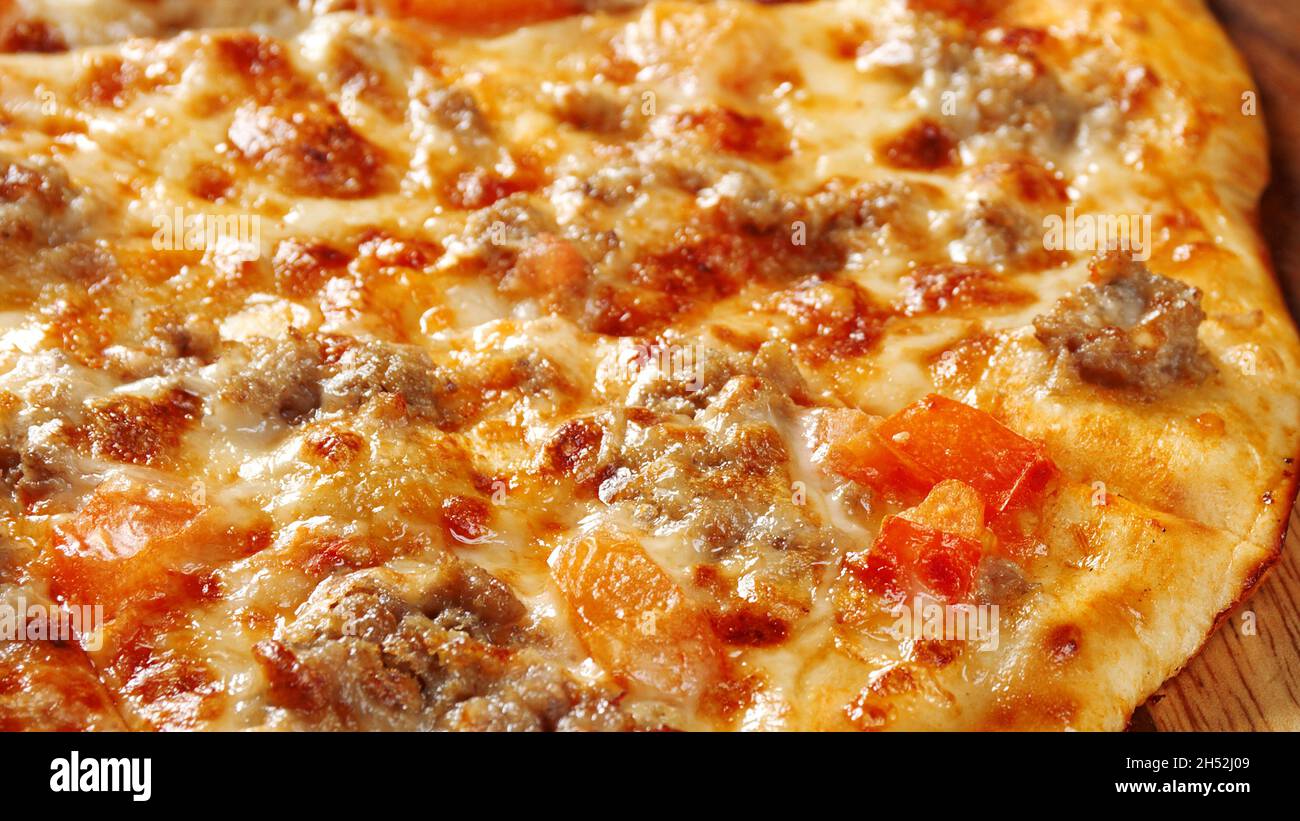 Kebab Pizza. Swedish fast-food Stock Photo - Alamy