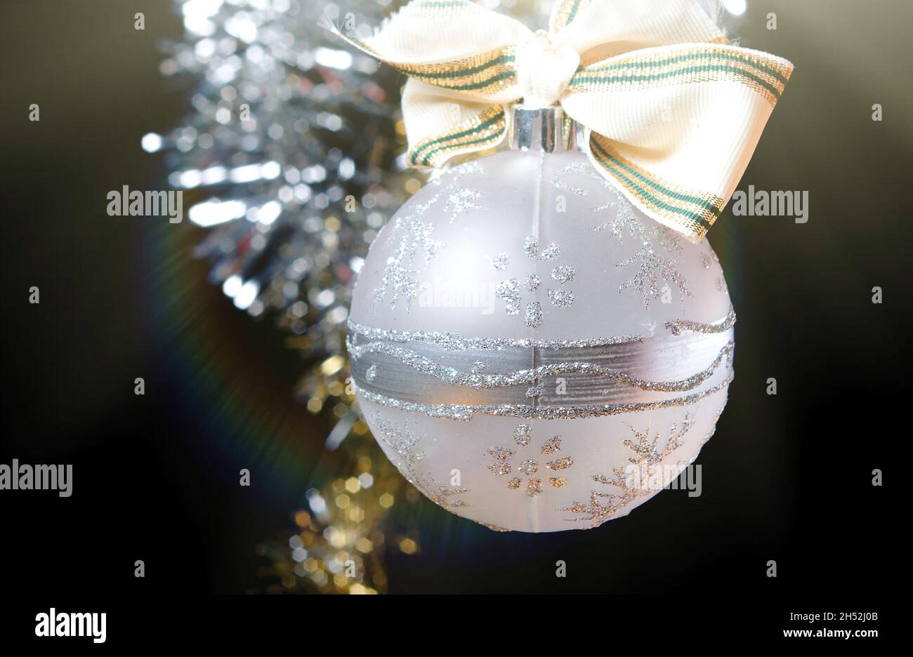 Christmas bauble on background tree ,Christmas tree ornaments Stock ...