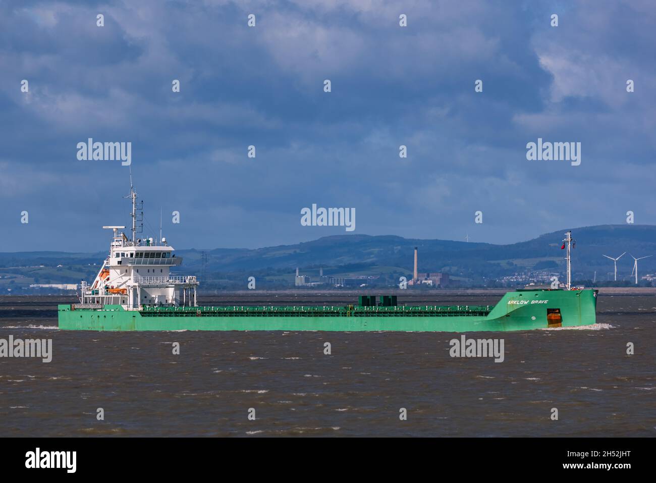Arklow brave heading into Avonmouth docks Stock Photo - Alamy