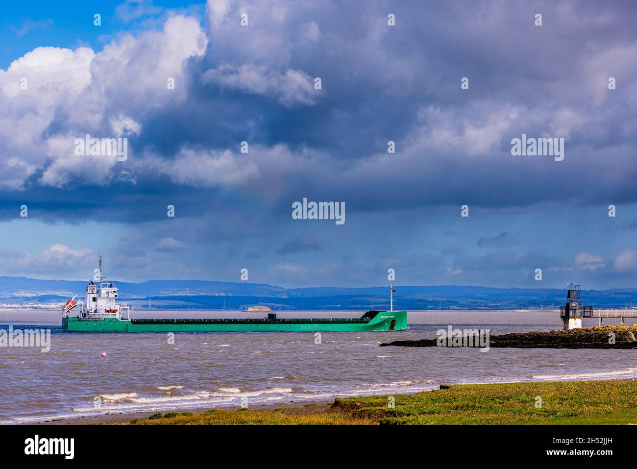 Arklow brave heading into Avonmouth docks Stock Photo - Alamy