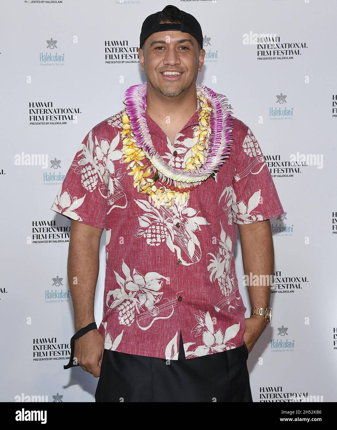 WATERMAN Director Isaac Halisima arrives at the 41st Hawai'i ...