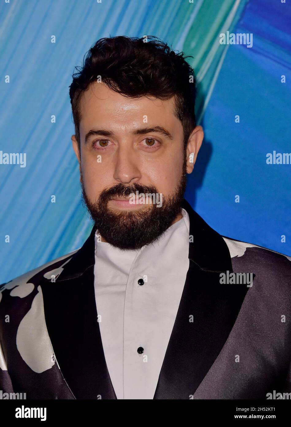 WEST HOLLYWOOD, CA - NOVEMBER 04: Viktor Luna arrives at the amfAR Gala ...