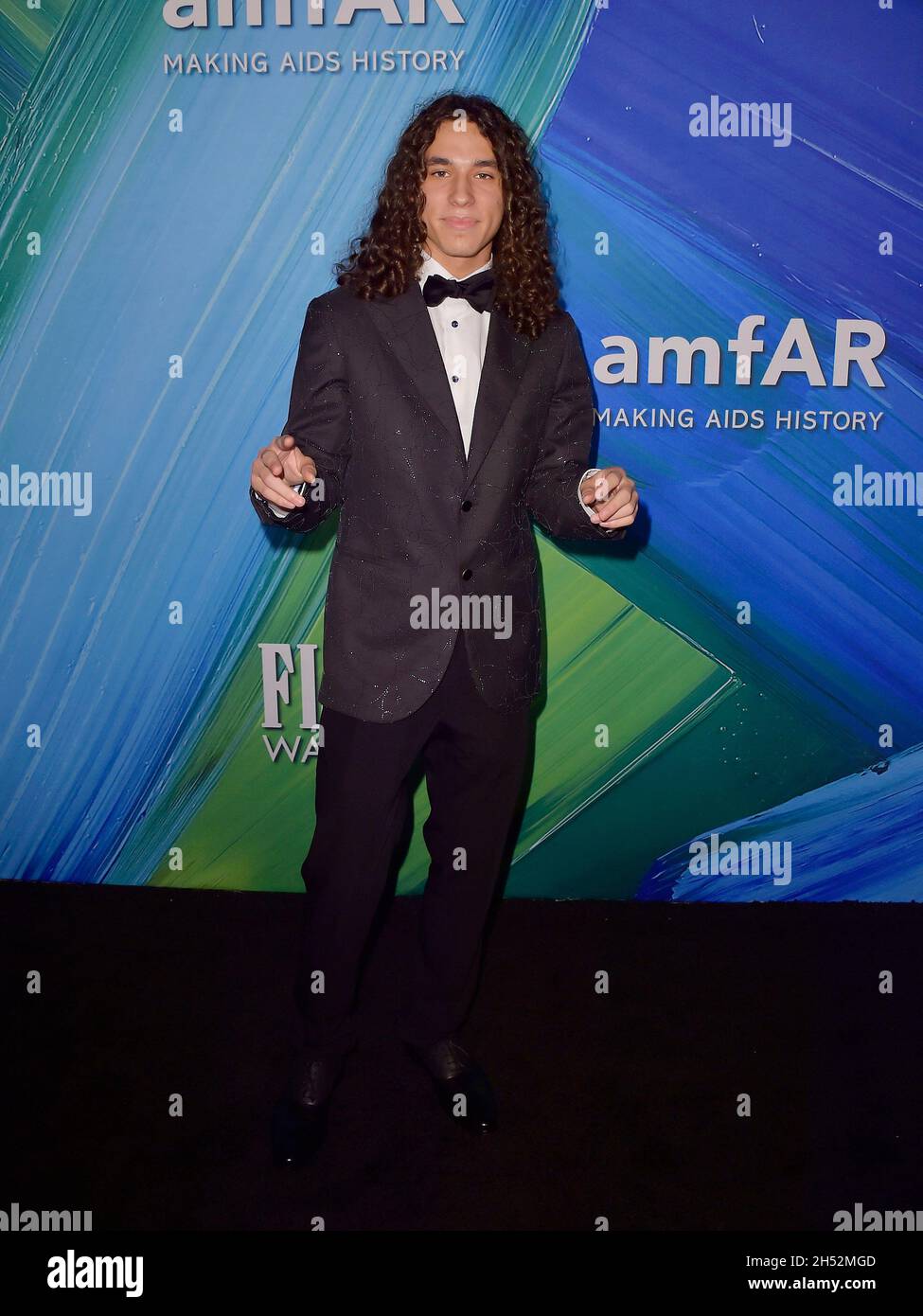 WEST HOLLYWOOD, CA - NOVEMBER 04: Jackson Myles arrives at the amfAR ...