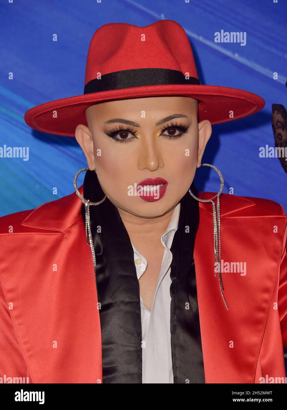 WEST HOLLYWOOD, CA - NOVEMBER 04: Ongina arrives at the amfAR Gala Los ...