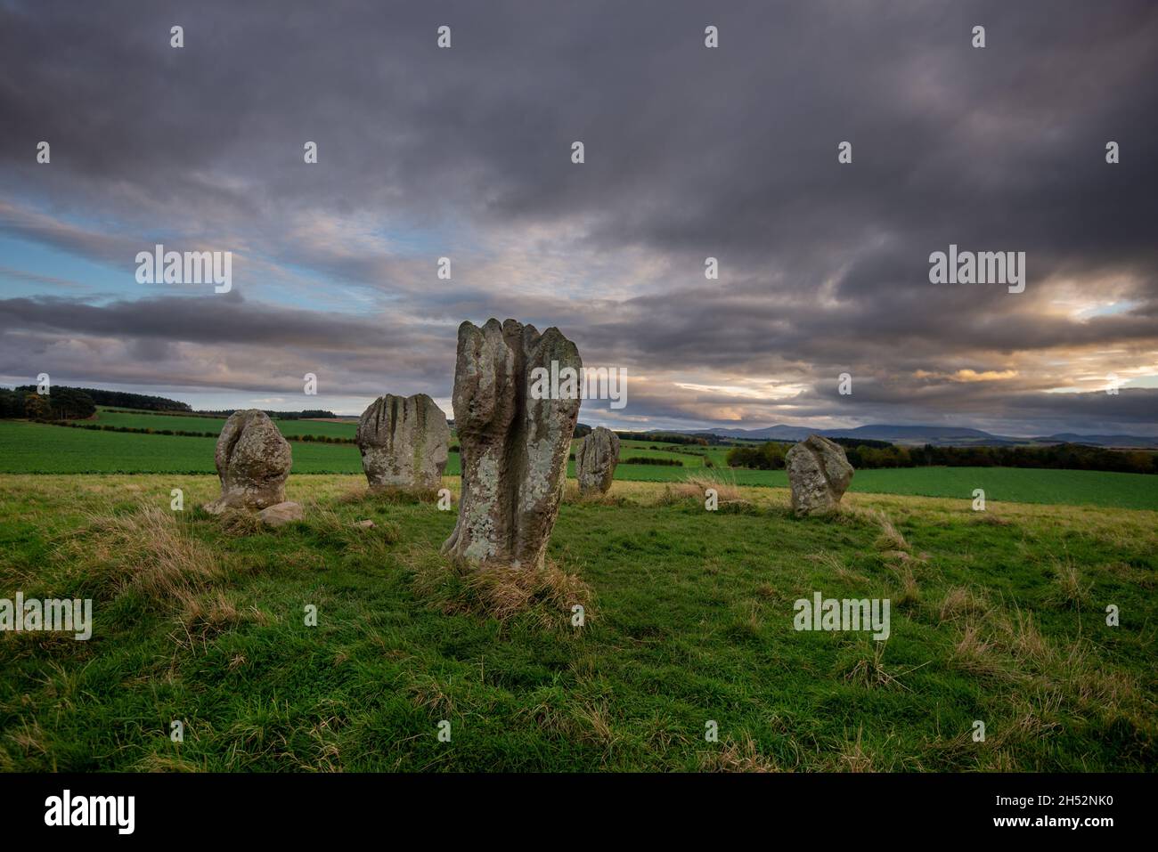 The most northerly stone circle in England Duddo Stones, Northumberland ...