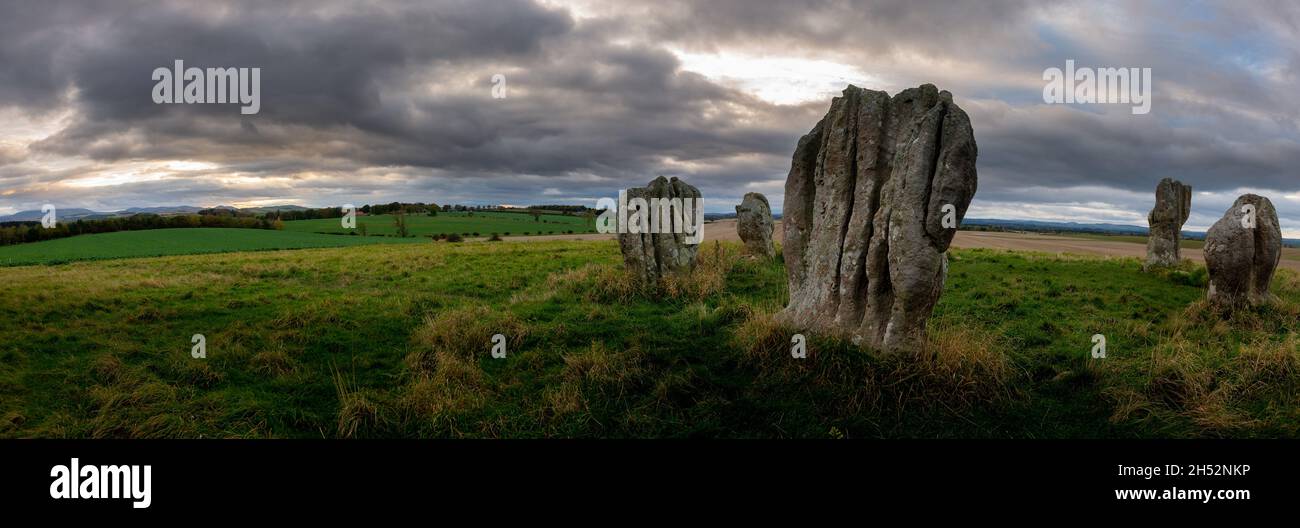 The most northerly stone circle in England Duddo Stones, Northumberland ...