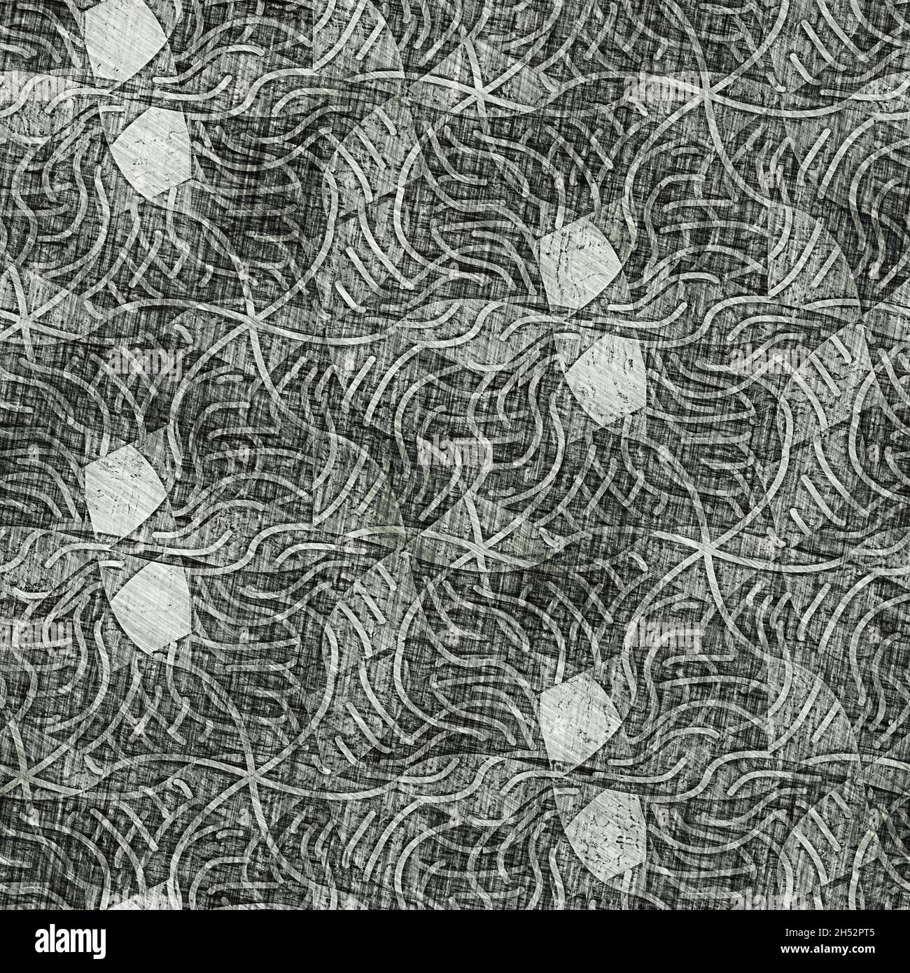 Seamless hand drawn pencil sketch pattern for surface print Stock Photo ...