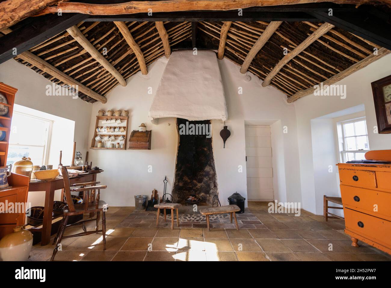 Andrew jackson Cottage, Carrickfergus Stock Photo - Alamy