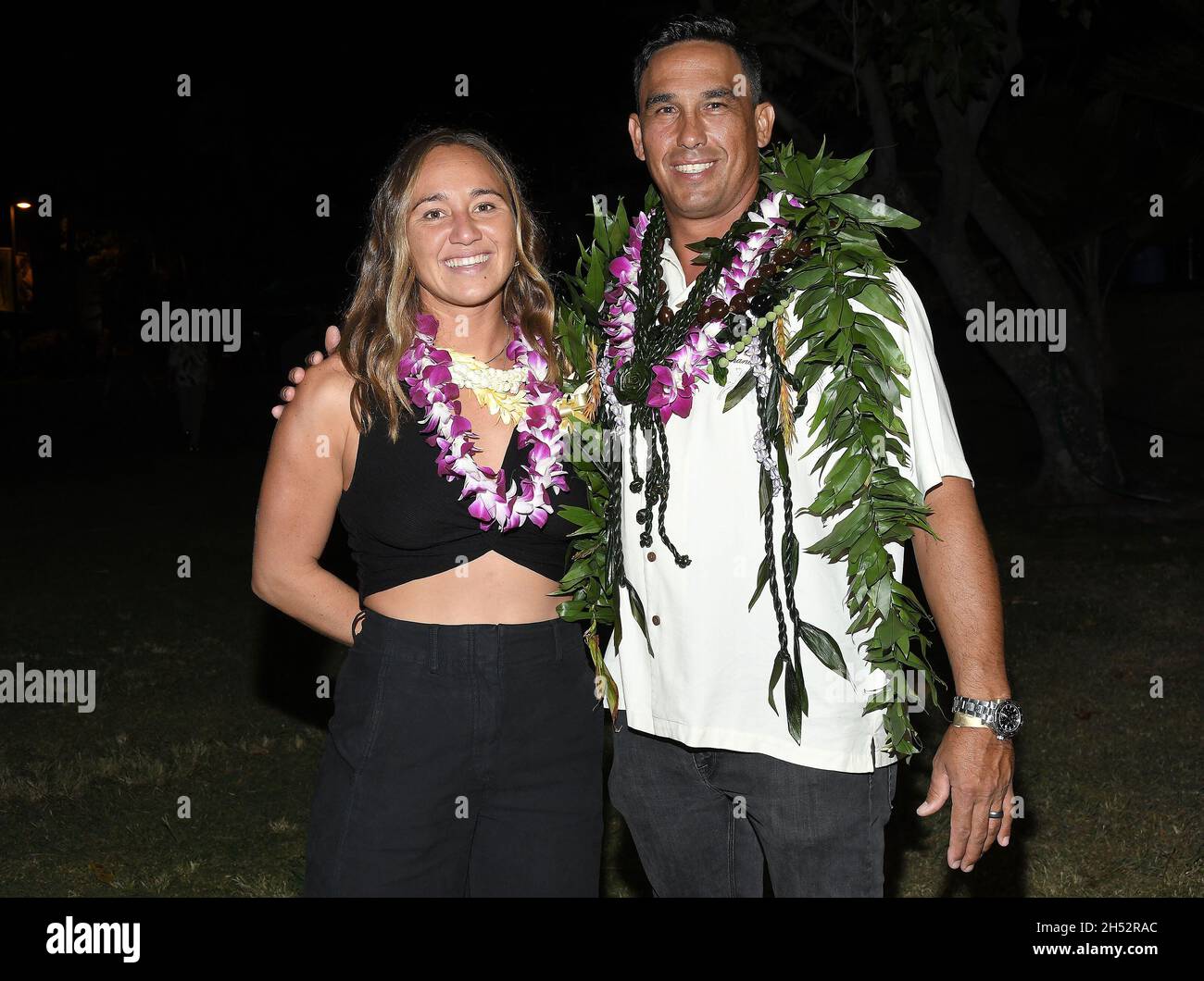 Los Angeles, USA. 05th Nov, 2021. (L-R) Olympic Champion Surfer Carissa ...