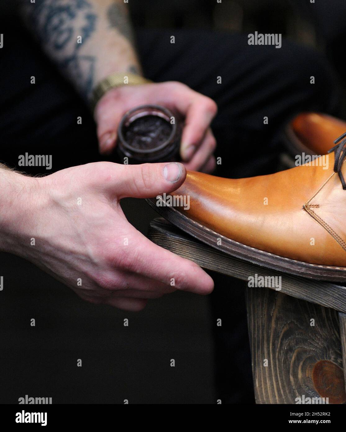 Boot blacking hi-res stock photography and images - Alamy