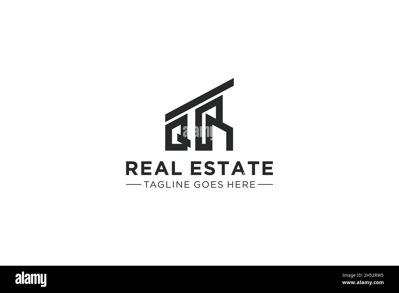 Letter Q for Real Estate Remodeling Logo. Construction Architecture ...