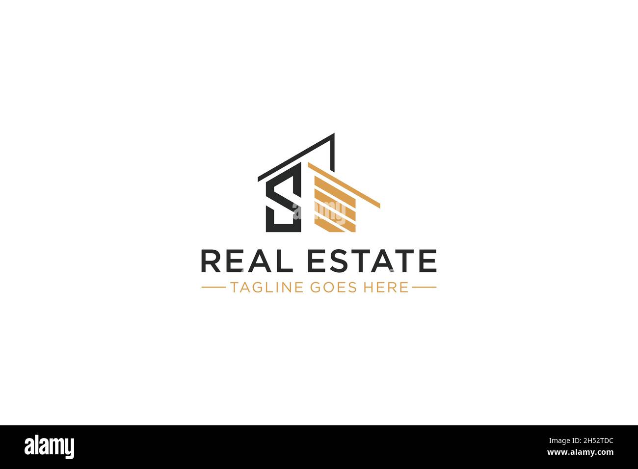 Letter S for Real Estate Remodeling Logo. Construction Architecture ...