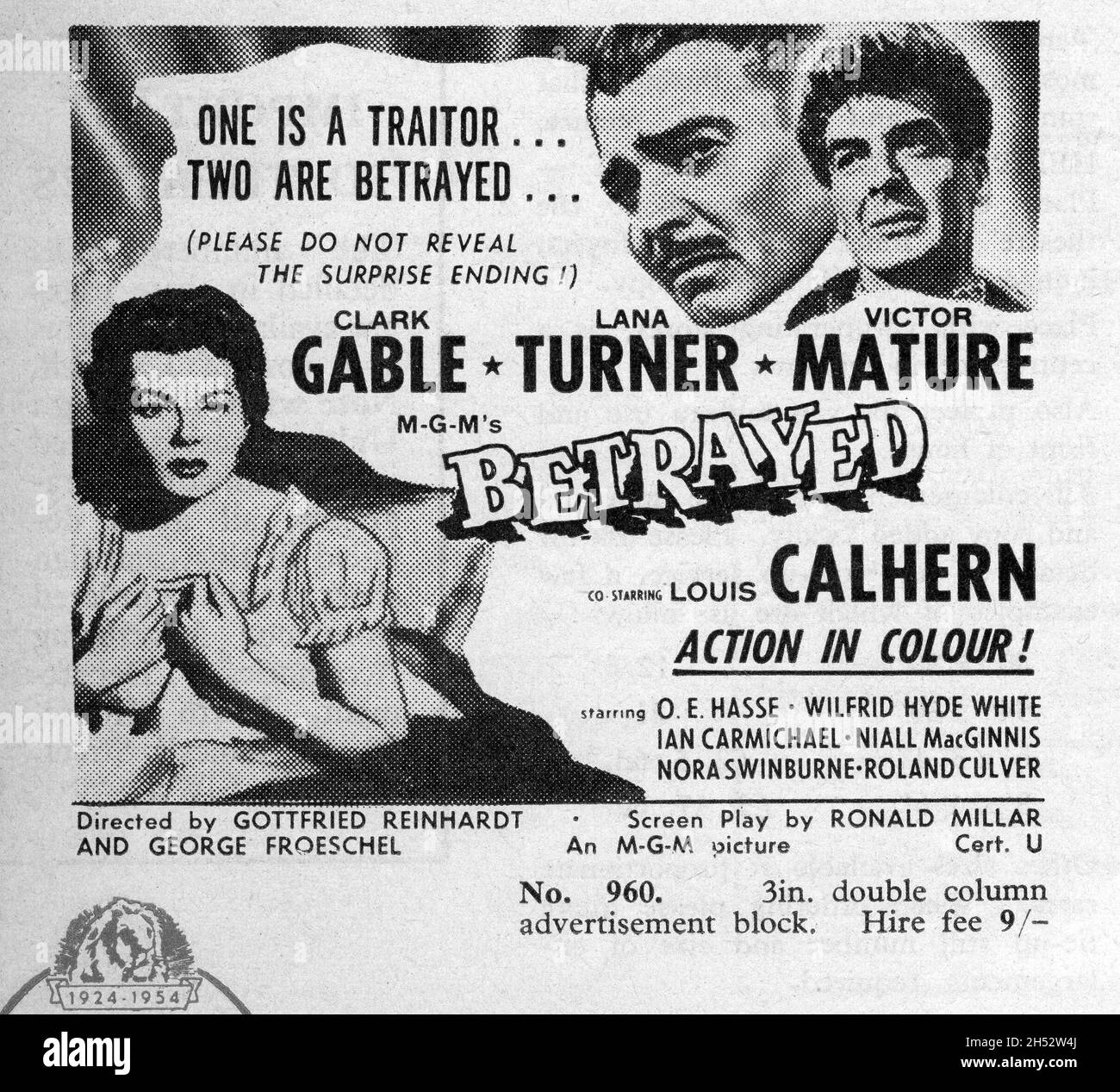 Clark gable and lana turner hi-res stock photography and images - Alamy