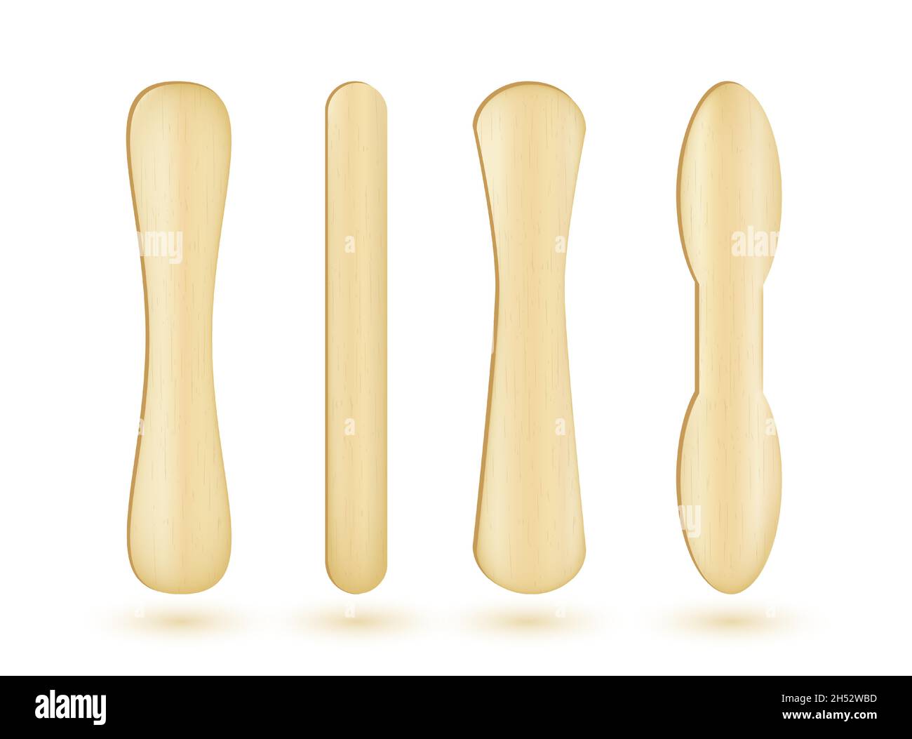 Ice cream sticks craft Stock Vector Images - Alamy