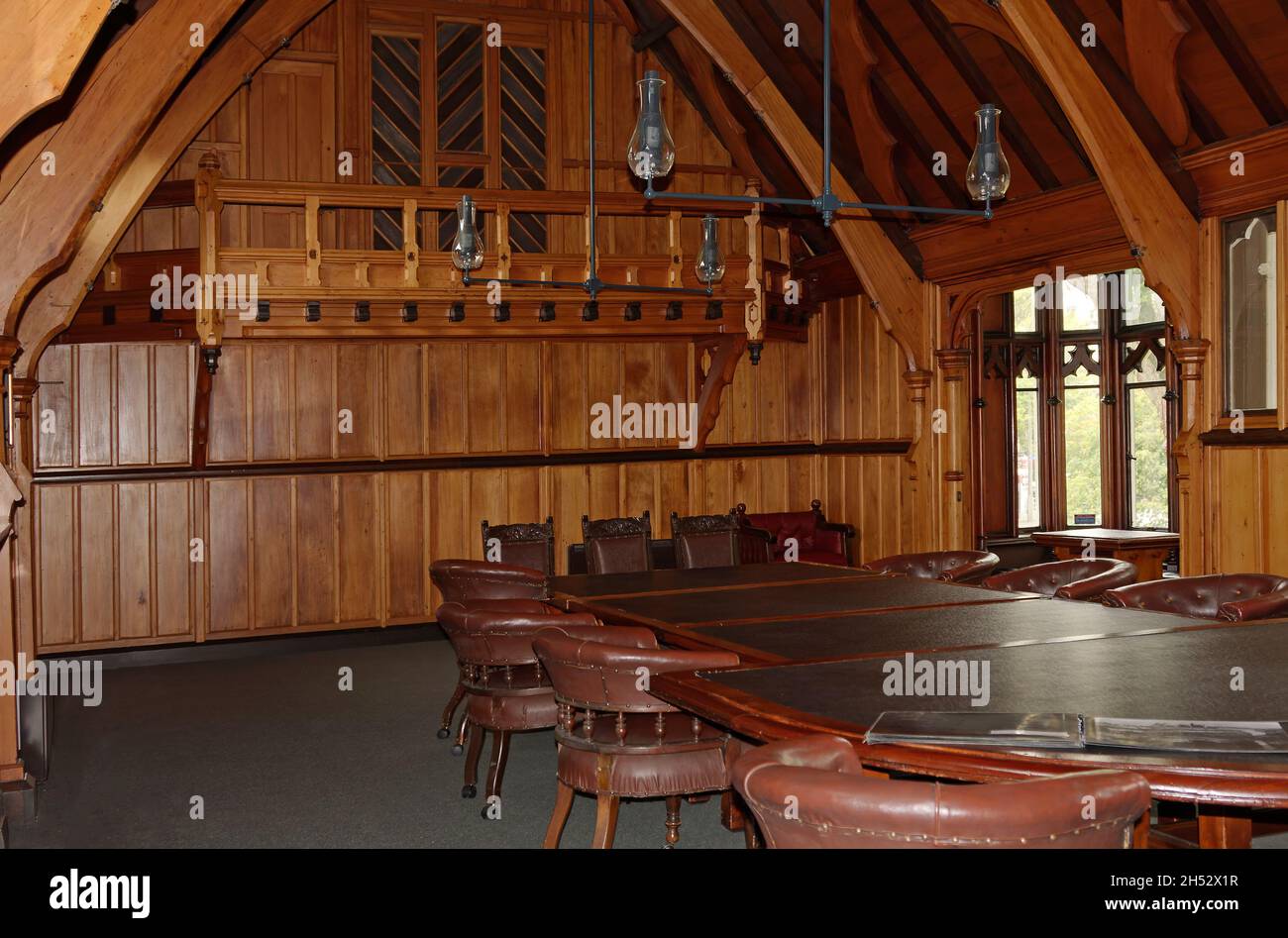 Provincial Council Building, 1858-65; Council Chamber; Gothic Revival ...