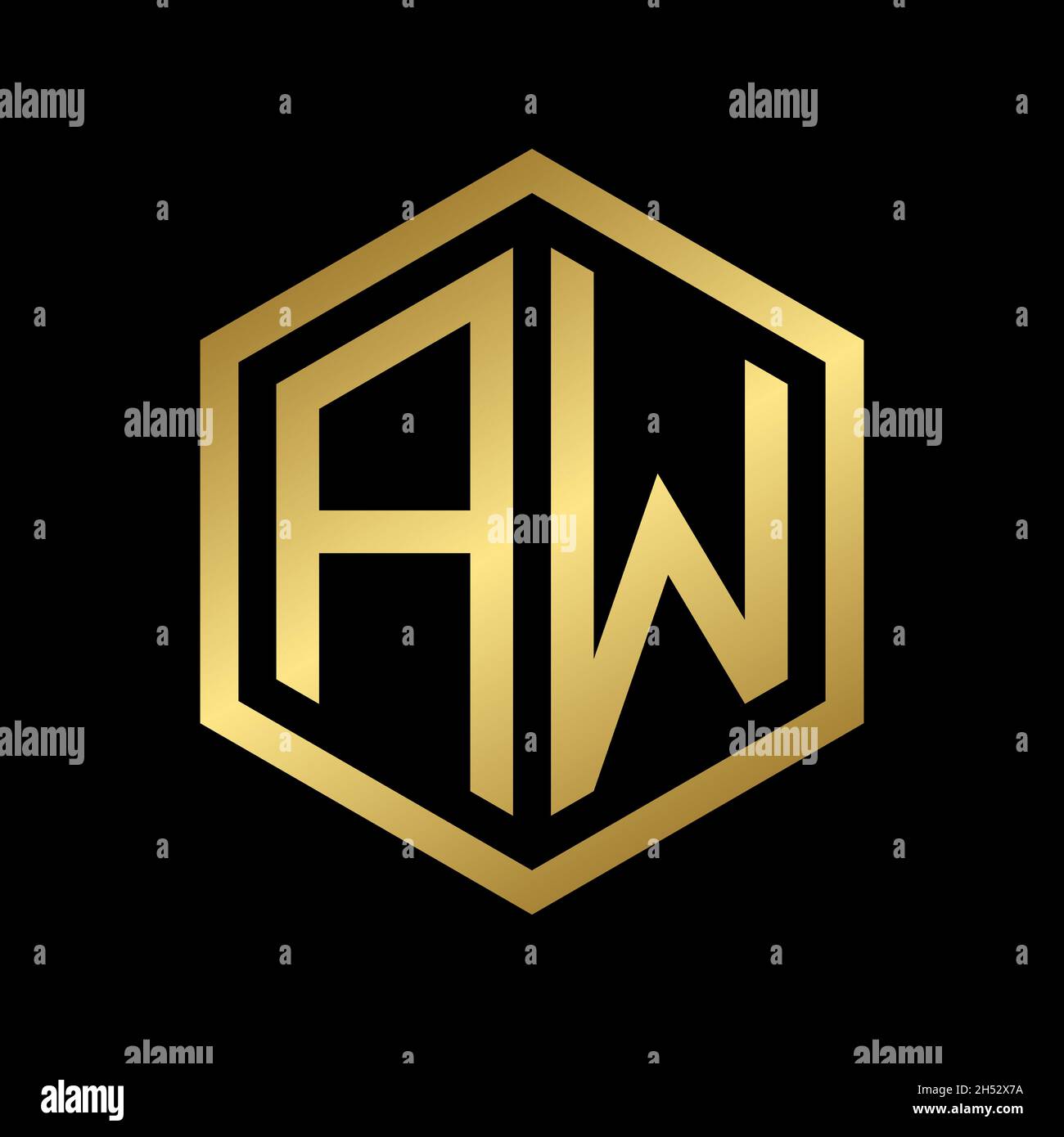 Aw vector logo hi-res stock photography and images - Alamy