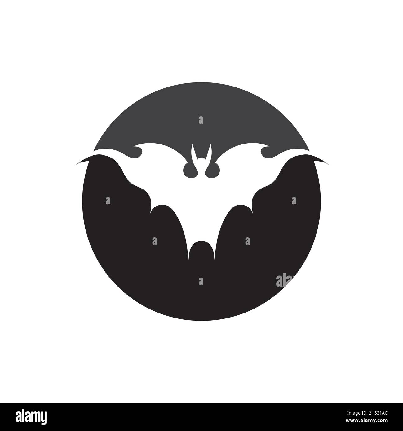bat logo illustration design template Stock Vector Image & Art - Alamy