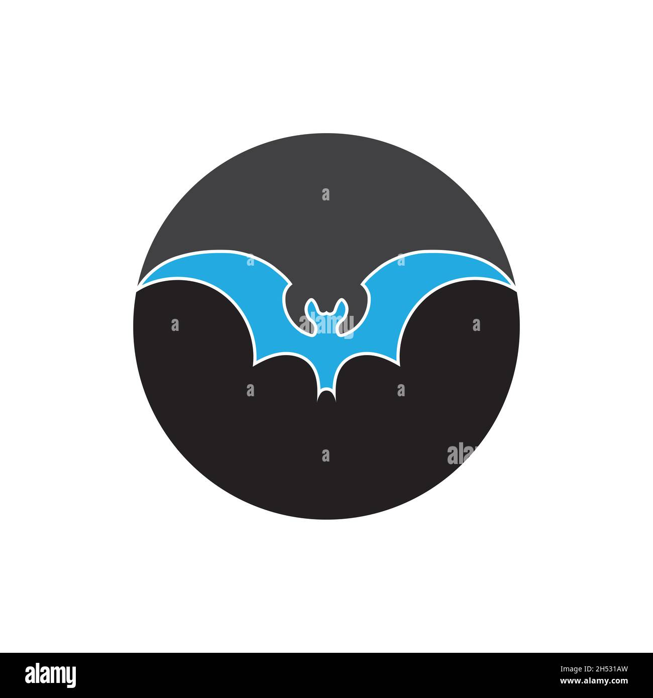 bat logo illustration design template Stock Vector Image & Art - Alamy