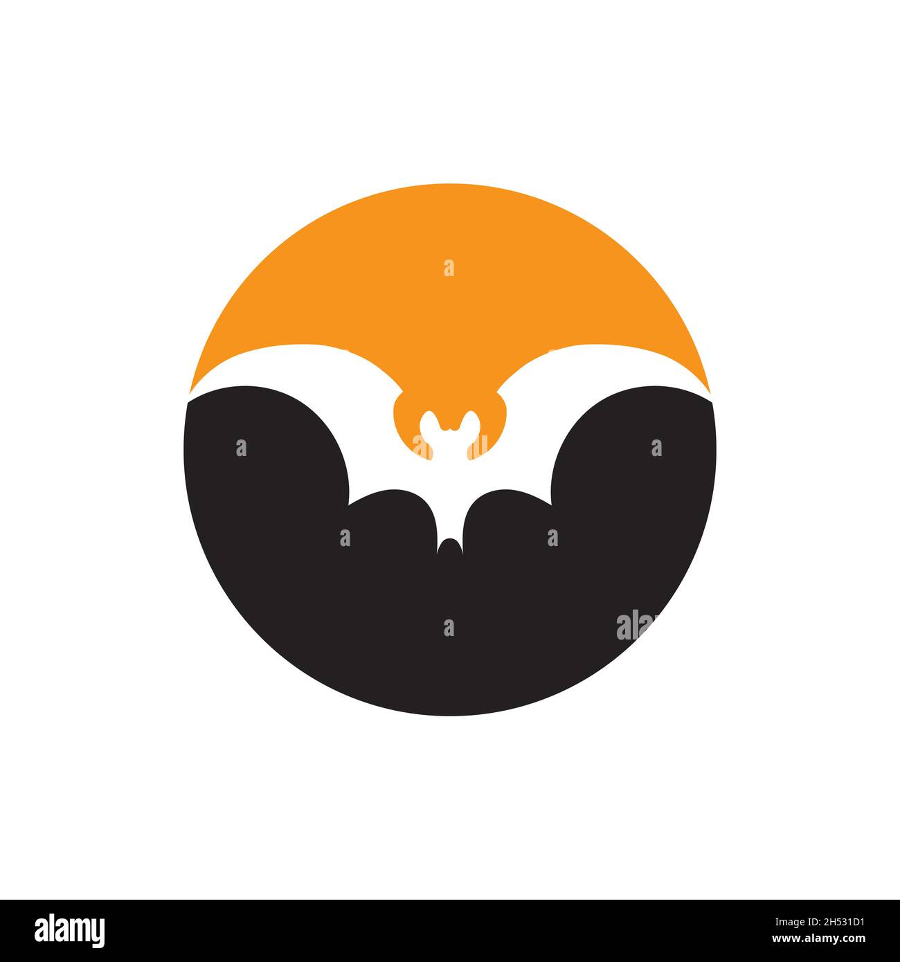 bat logo illustration design template Stock Vector Image & Art - Alamy