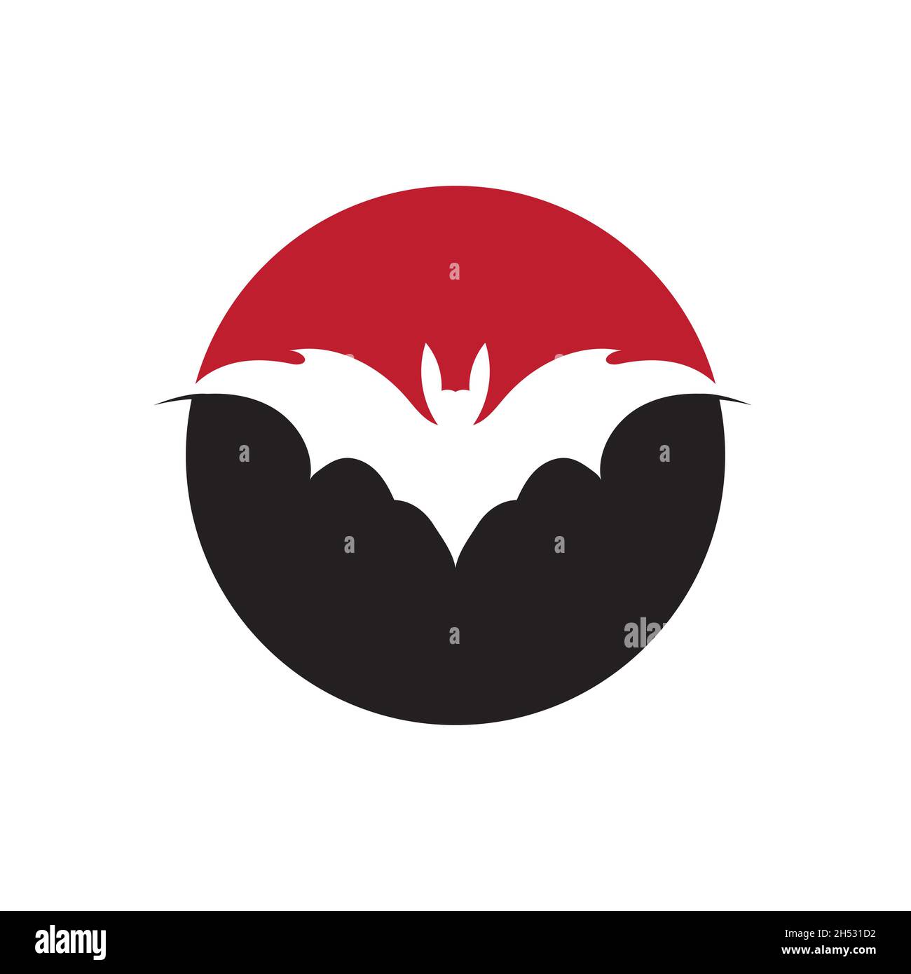 bat logo illustration design template Stock Vector Image & Art - Alamy